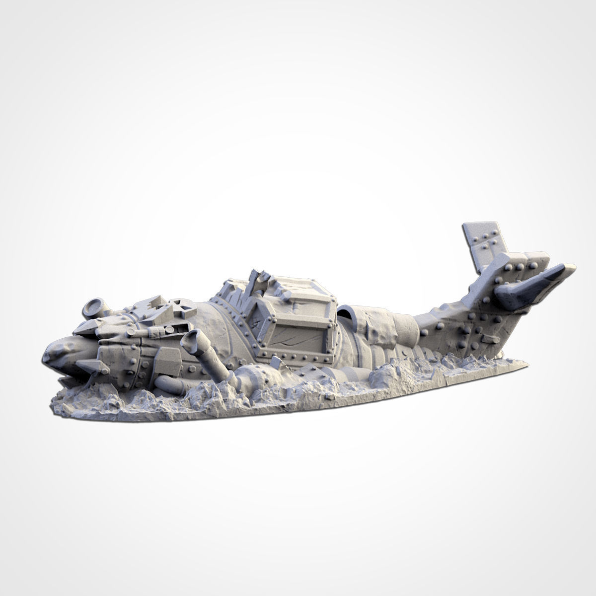 CRASHED PLANES 3D model 3D printable | CGTrader