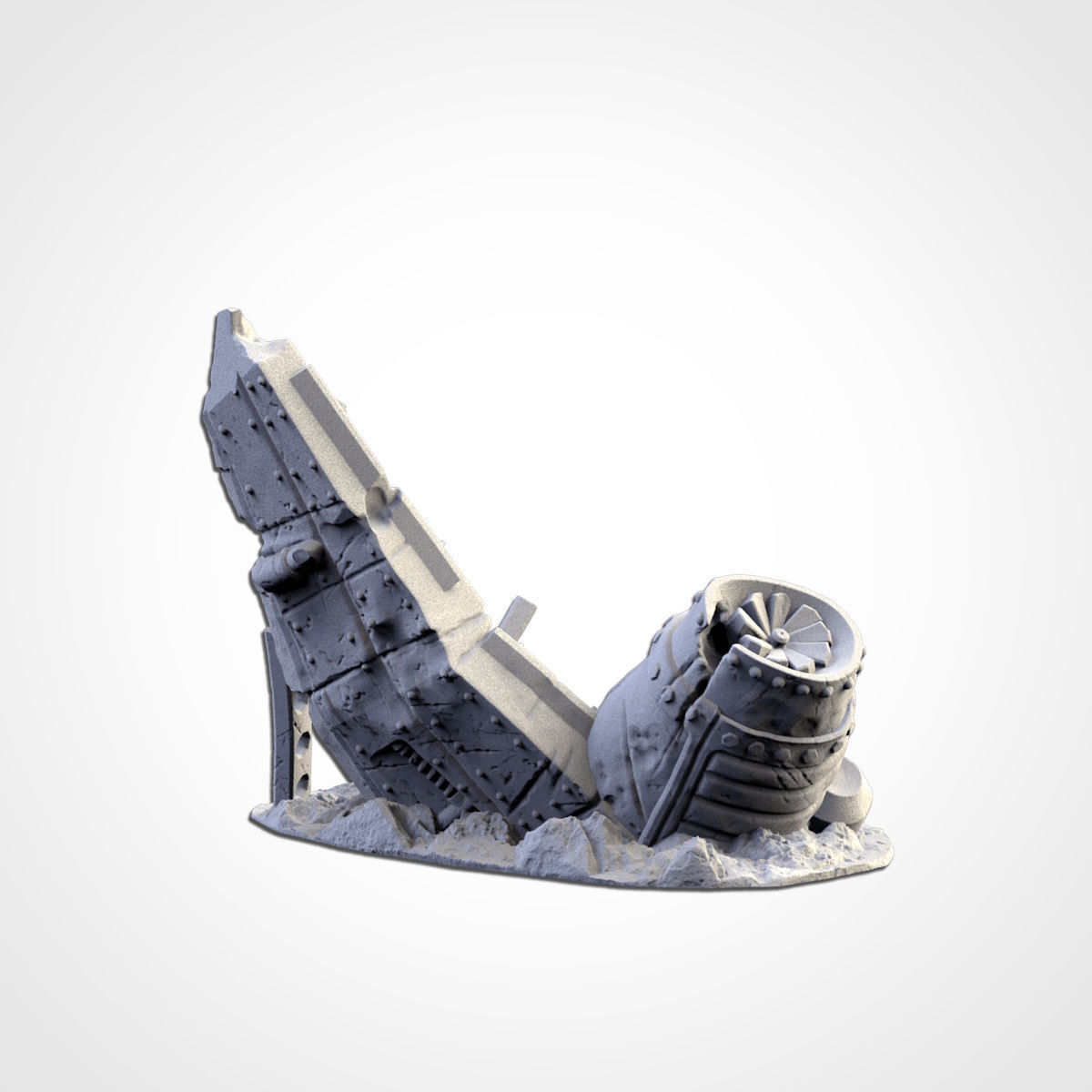 CRASHED PLANES 3D model 3D printable | CGTrader