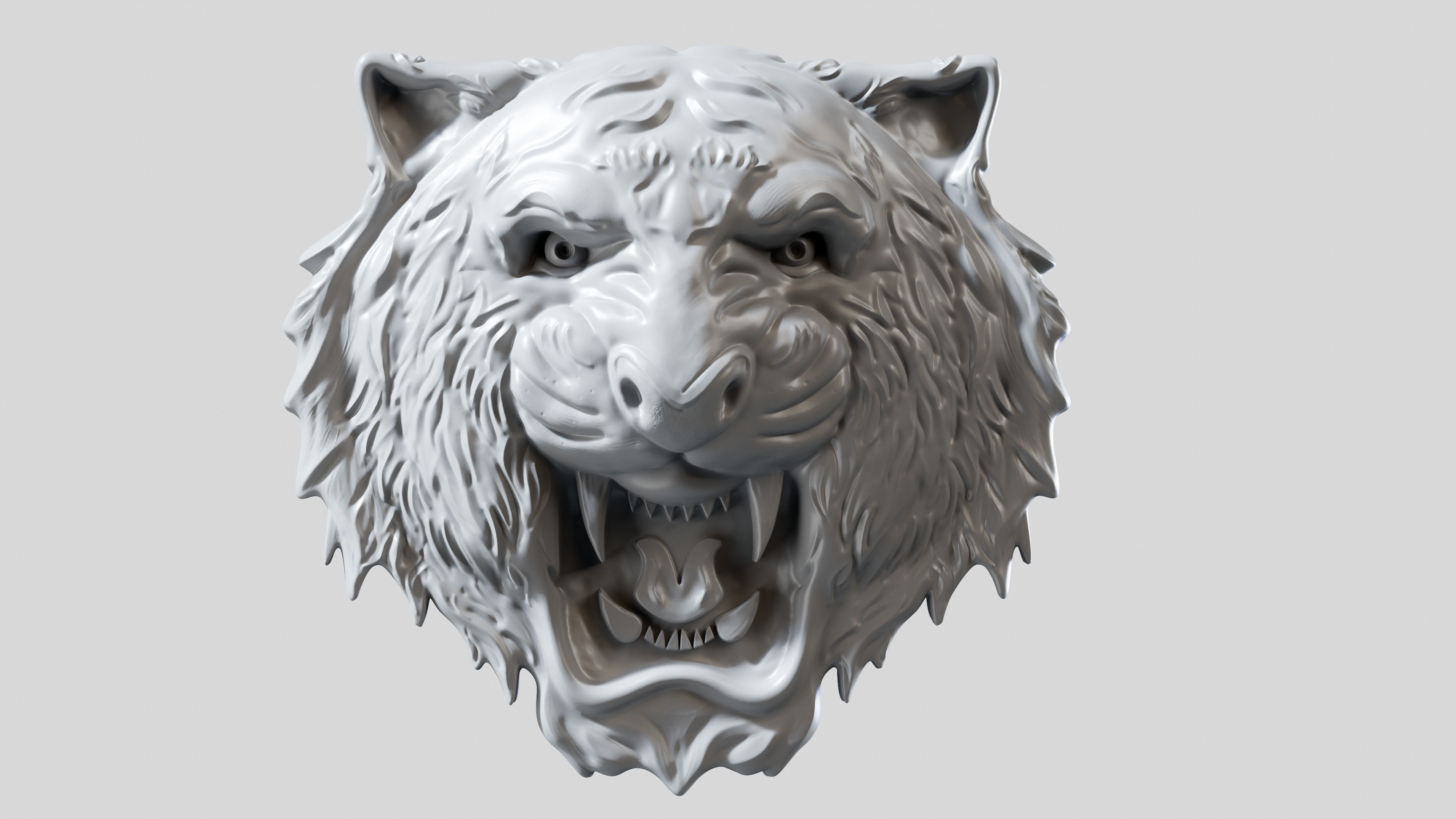 STL models for 3D printing and CNC Tiger 3D model 3D printable | CGTrader