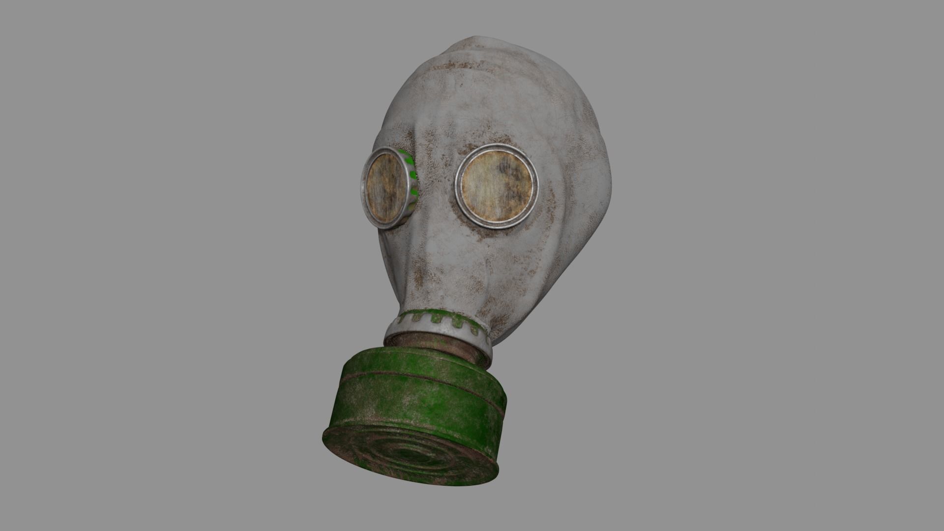Gas Mask Stalker Type GP - 5 with Filter 3D model | CGTrader