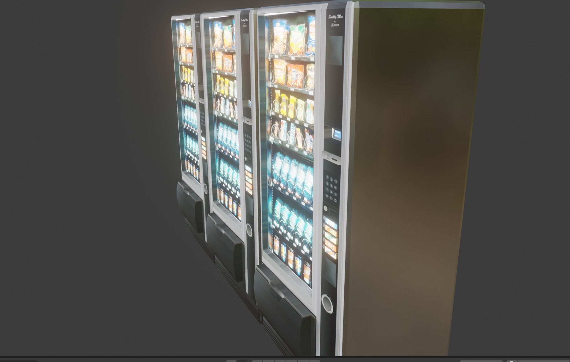 3D model vending machine VR / AR / low-poly | CGTrader