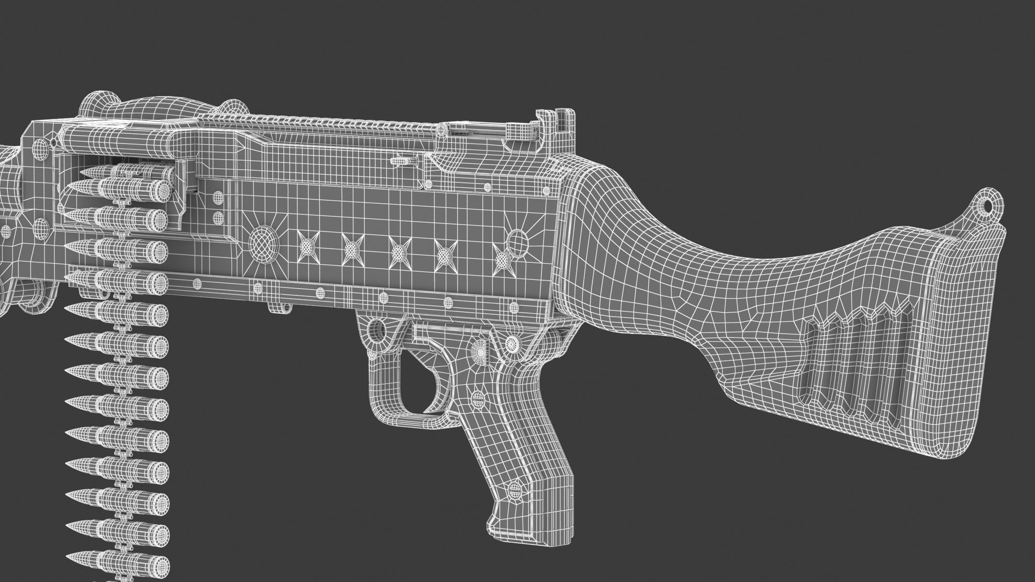 M240 Machine Gun 3D model | CGTrader
