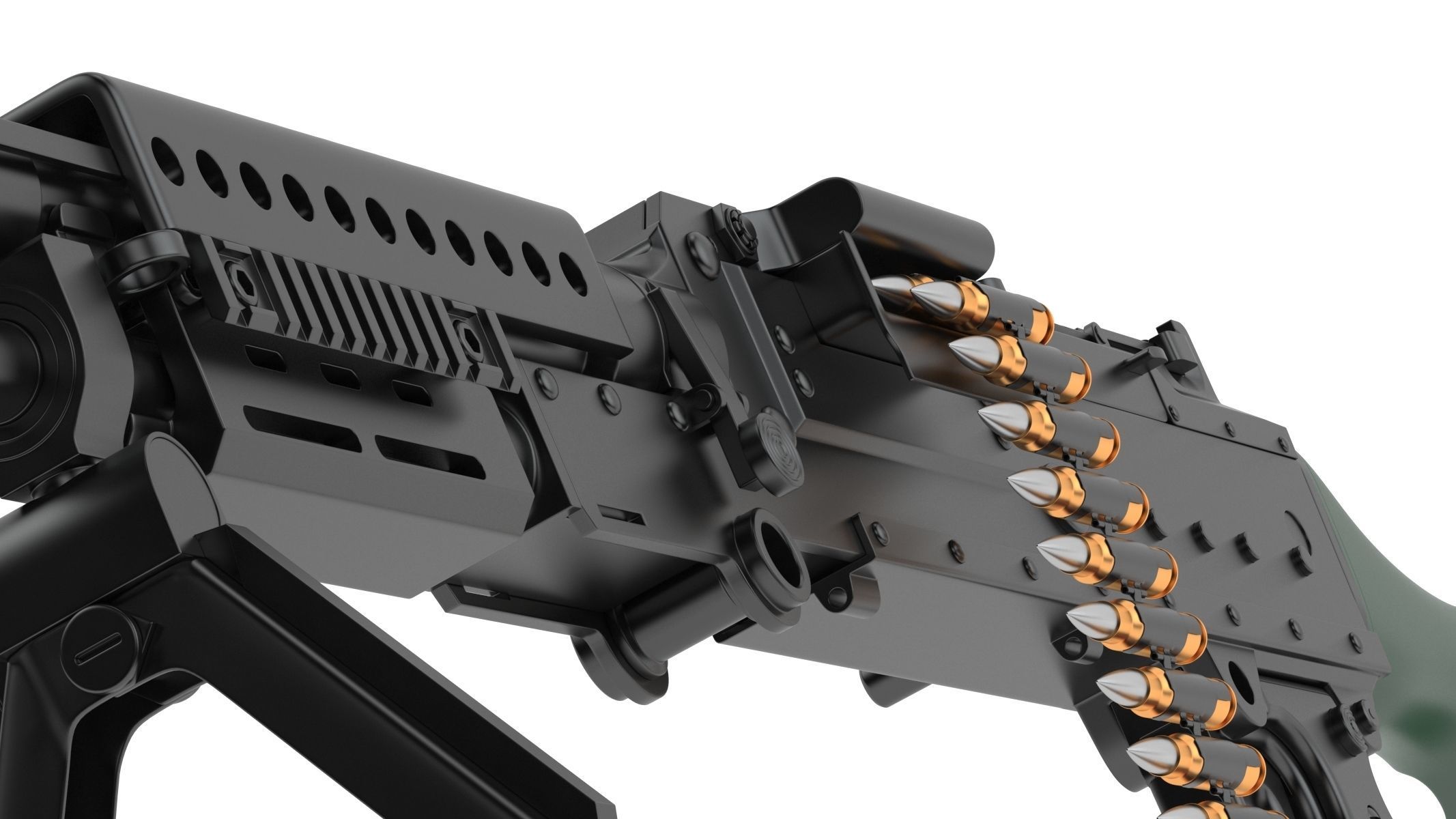 M240 Machine Gun 3D model | CGTrader
