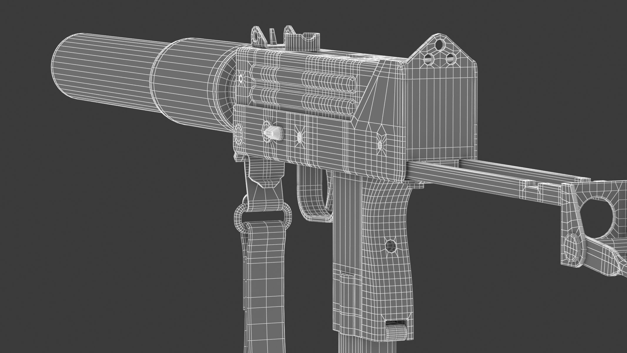 MAC-10 gun 3D model | CGTrader