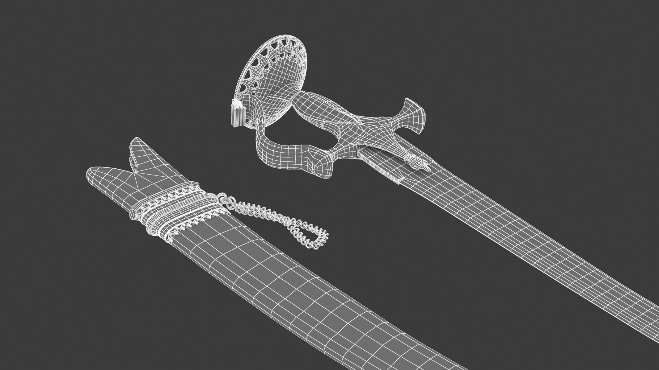 3D model Talwar Sword VR / AR / low-poly | CGTrader