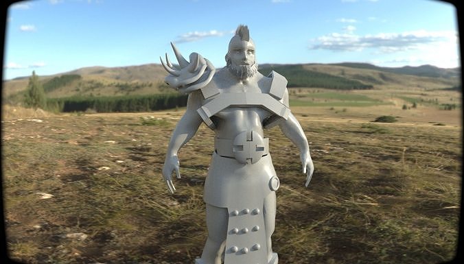 Warrior 3D model | CGTrader