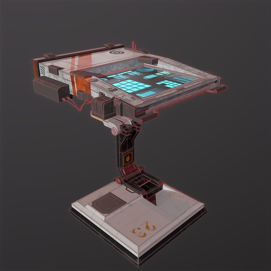 3D model Sci Fi Tablet 3VR VR / AR / low-poly | CGTrader