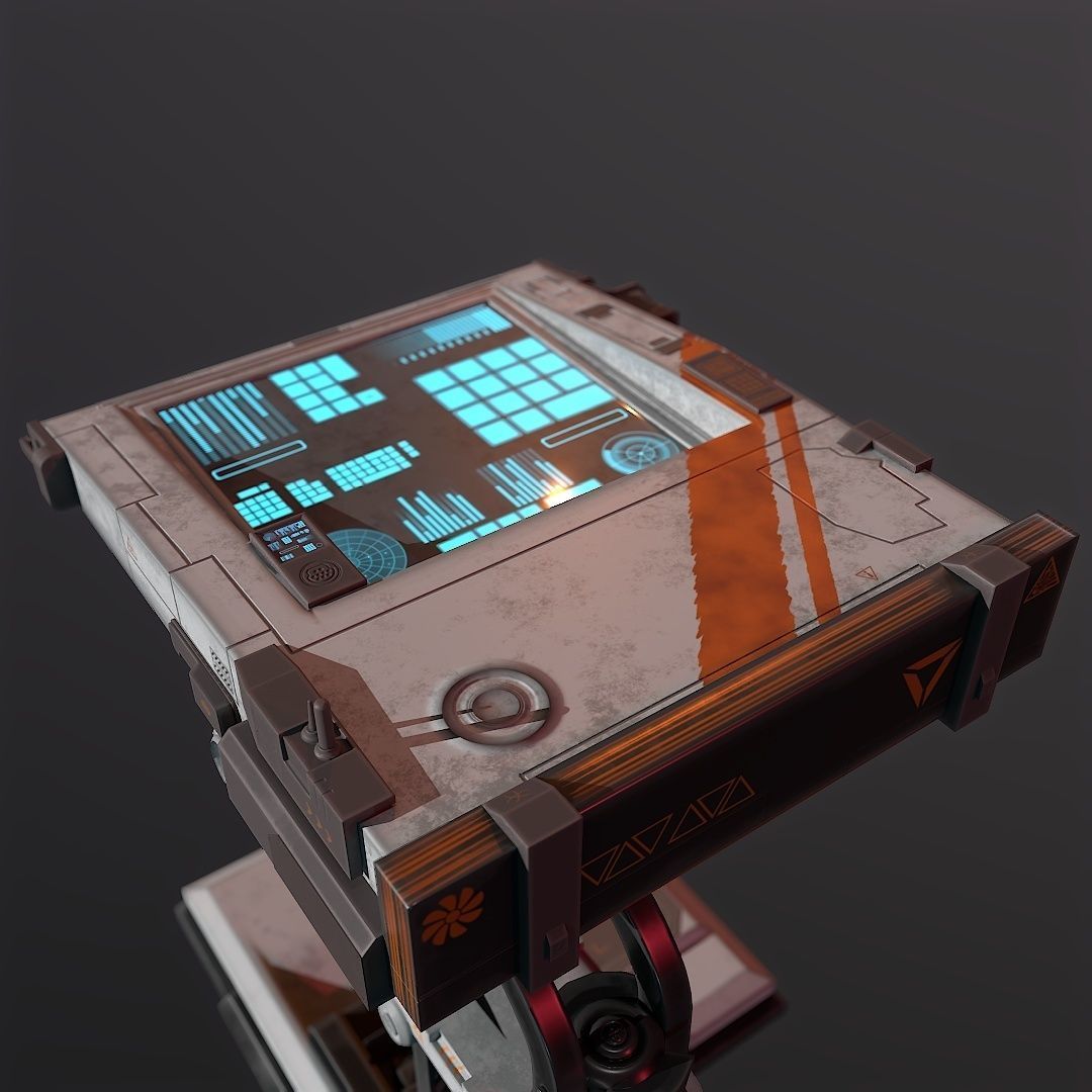 3D model Sci Fi Tablet 3VR VR / AR / low-poly | CGTrader