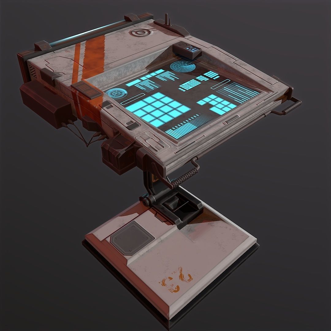 3D model Sci Fi Tablet 3VR VR / AR / low-poly | CGTrader