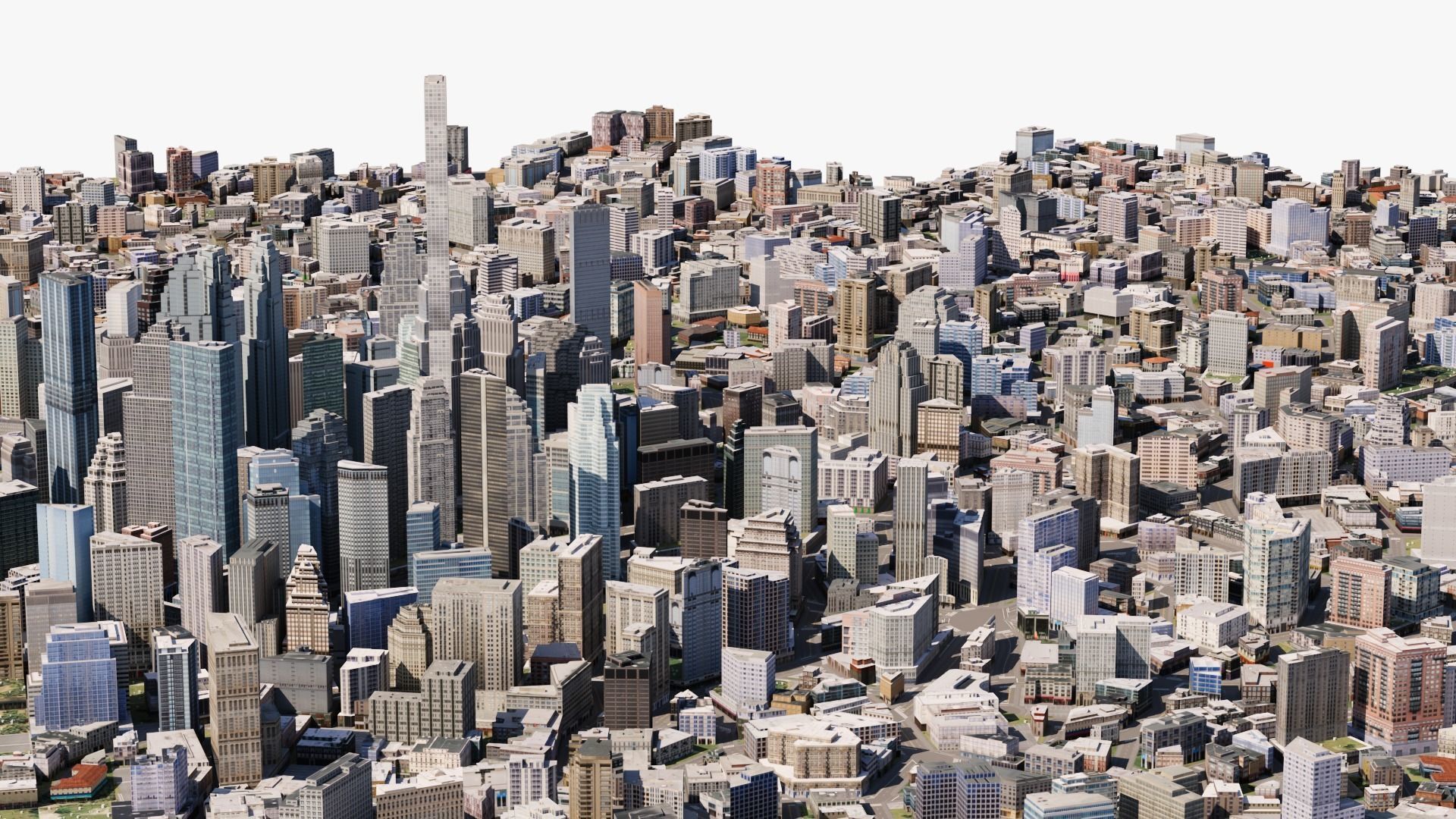 3D model Real Time City 19 VR / AR / low-poly | CGTrader