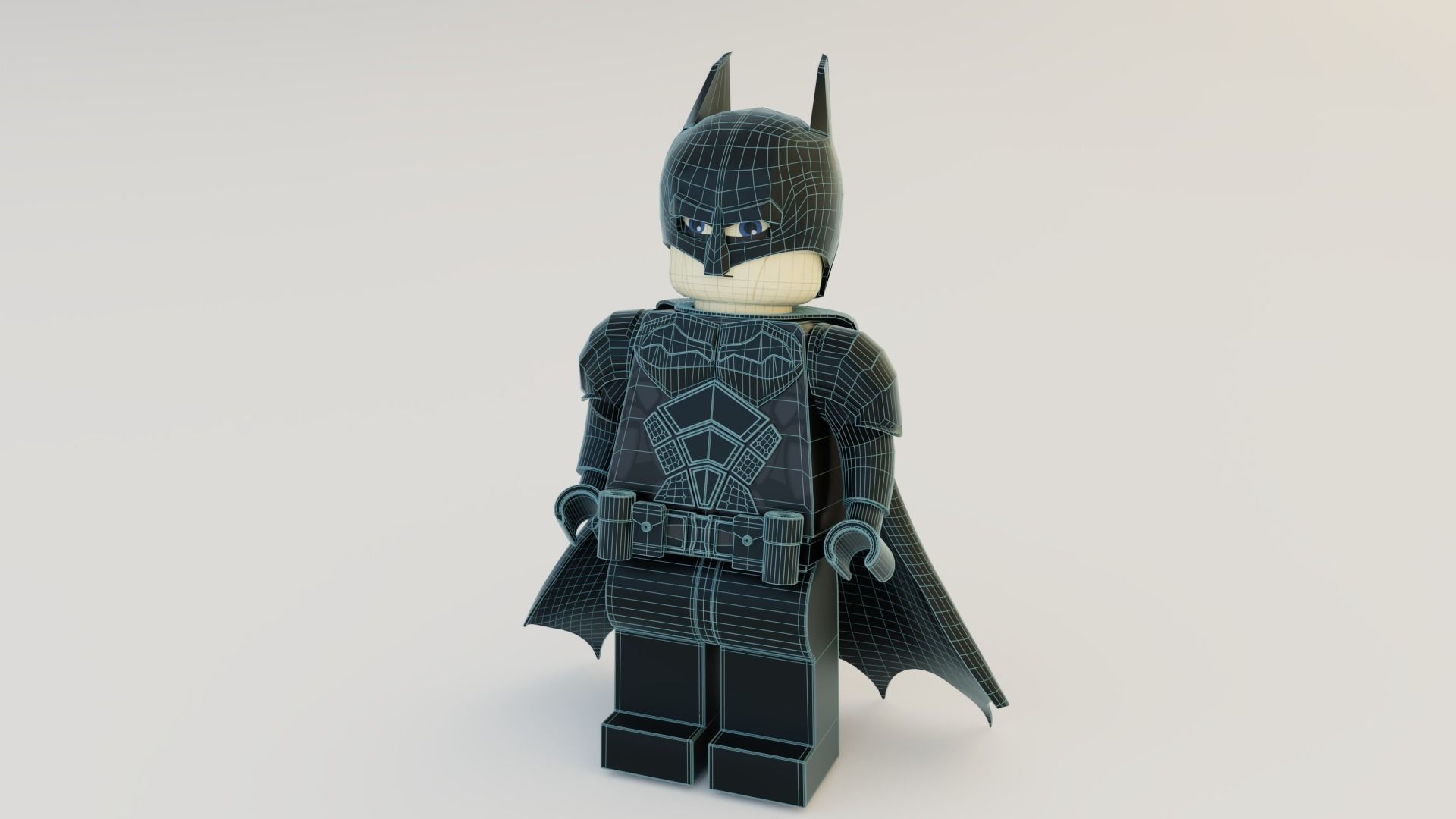 Lego Batman new design 3D model rigged | CGTrader