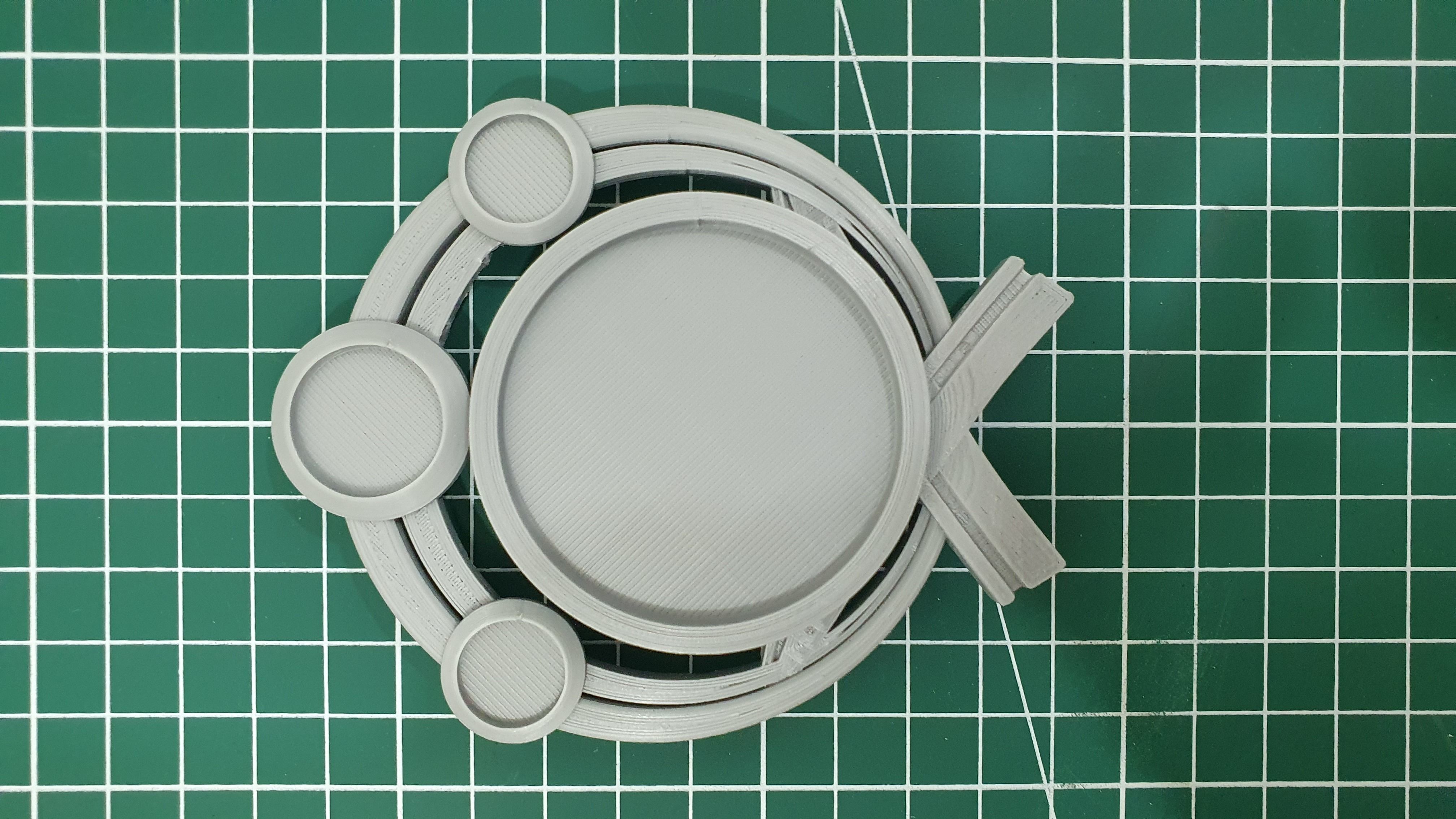 Inazuma Vision Set - Genshin Impact - Vision Frame and 7 Stone 3D model ...