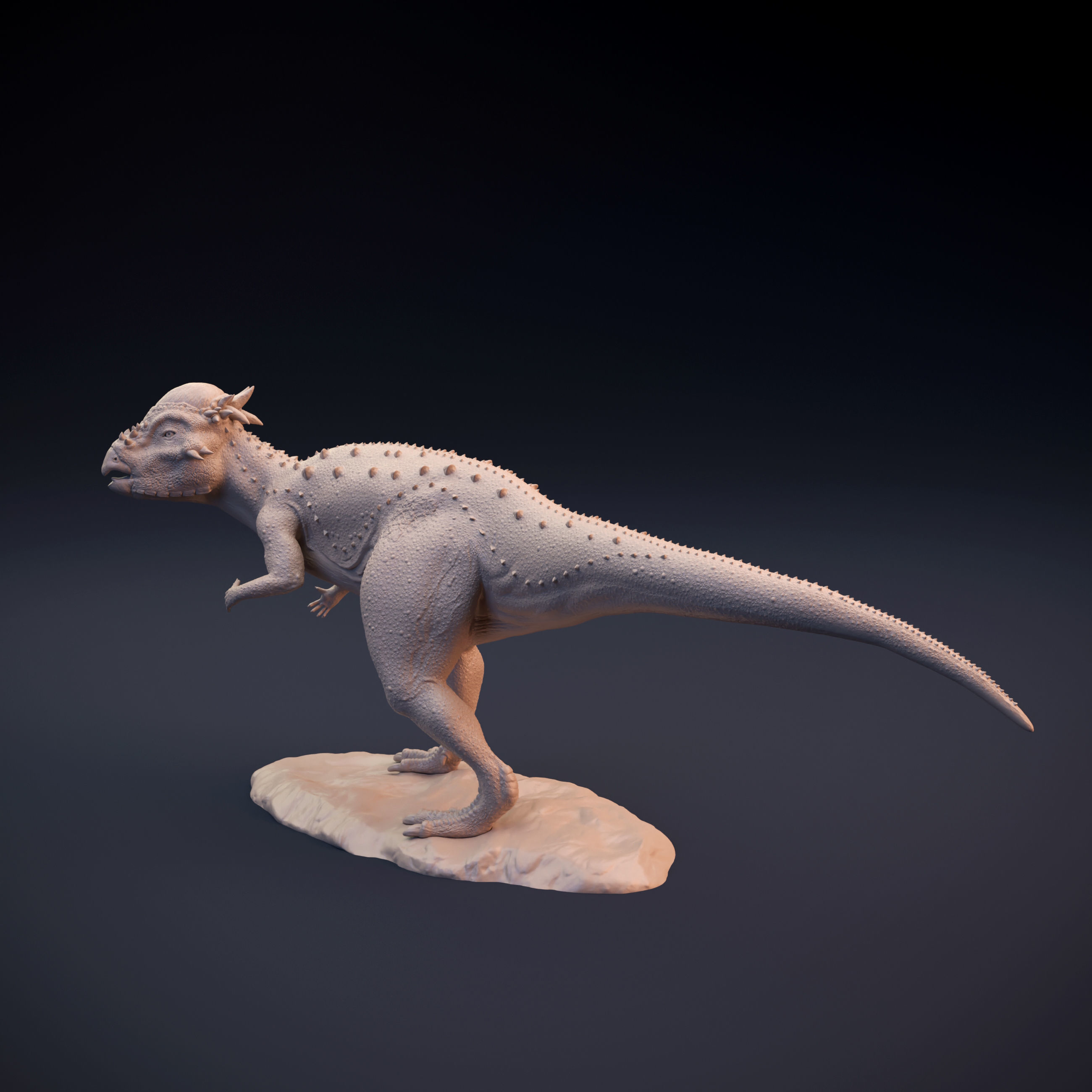 Pachycephalosaurus intended for 3D printing 3D model 3D printable ...