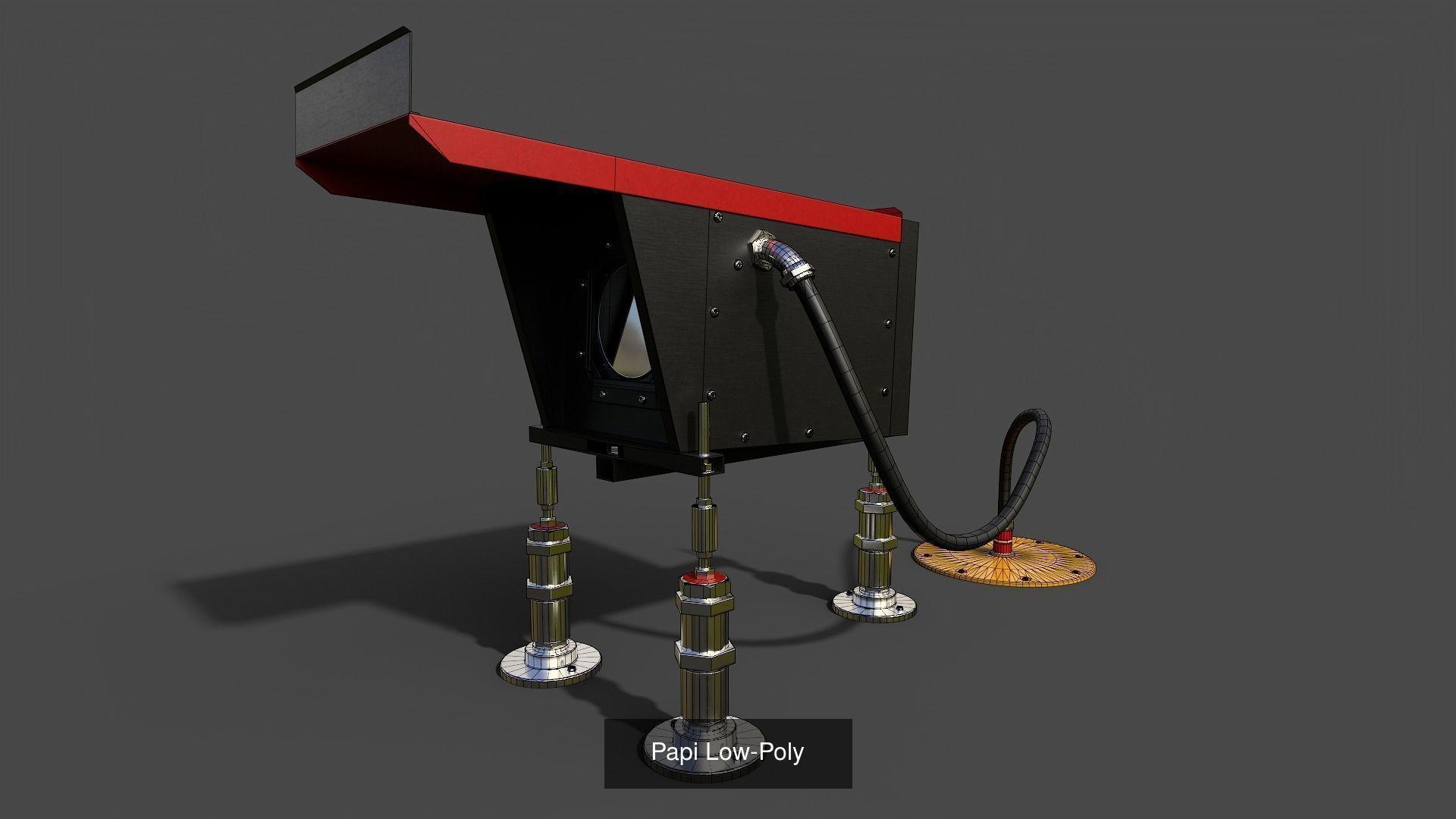 Airport runway lights - Low Poly 3D Model Collection | CGTrader