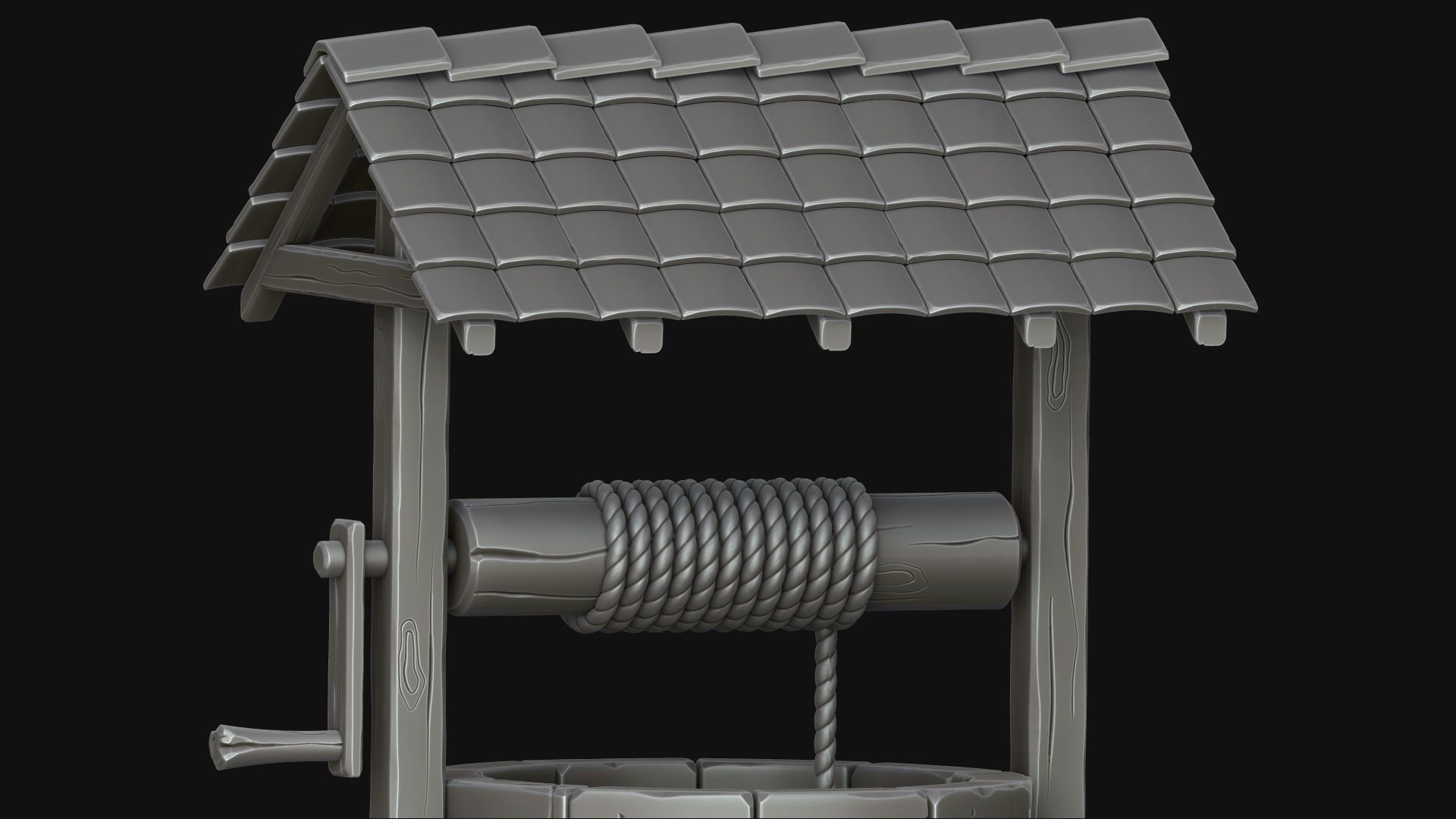 Stylized well 3D model | CGTrader