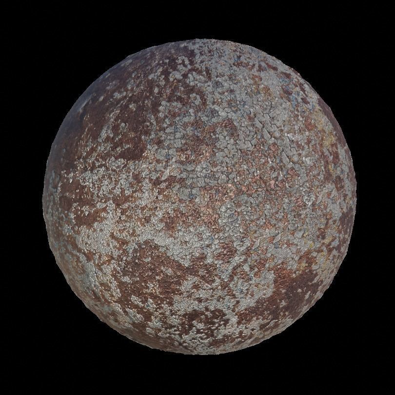 Rusty old decayed metal pbr texture hard surface pack unique free ...