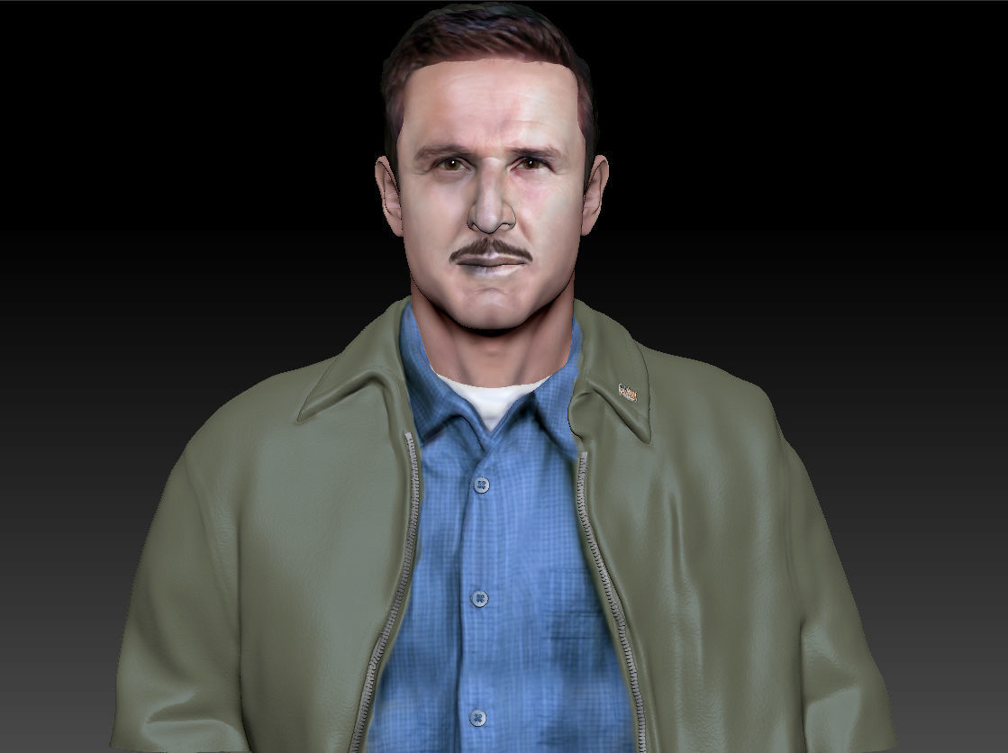 Scream 2 Dewey Riley David Arquette bust 3D model 3D printable | CGTrader