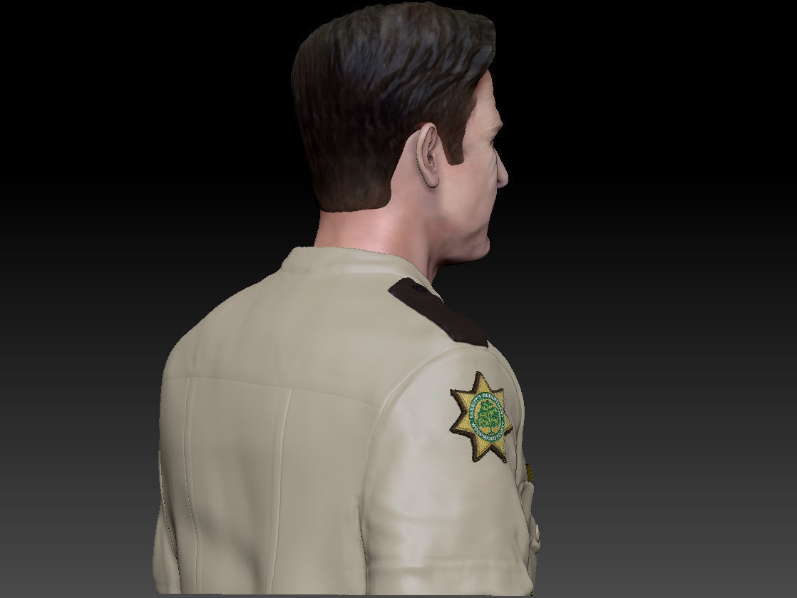 Scream 4 Dewey Riley David Arquette bust 3D model 3D printable | CGTrader