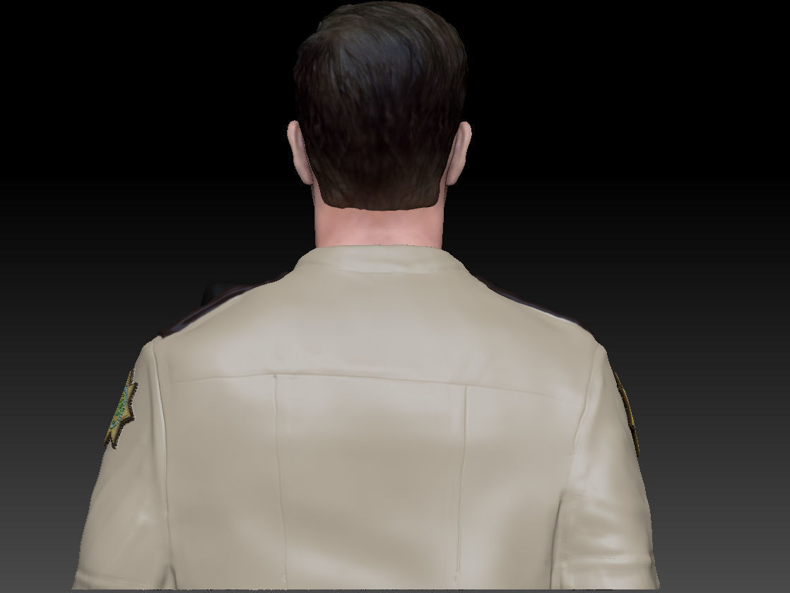 Scream 4 Dewey Riley David Arquette bust 3D model 3D printable | CGTrader