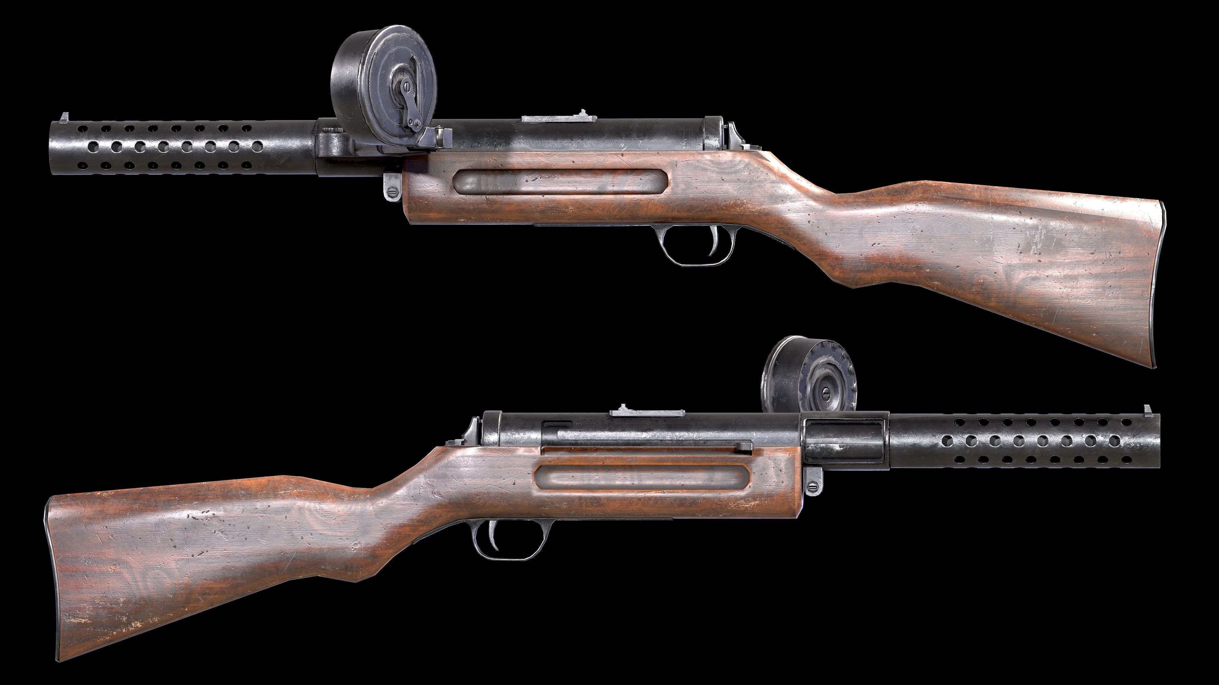 3D model German Schmeissers MP 18 PBR VR / AR / low-poly | CGTrader