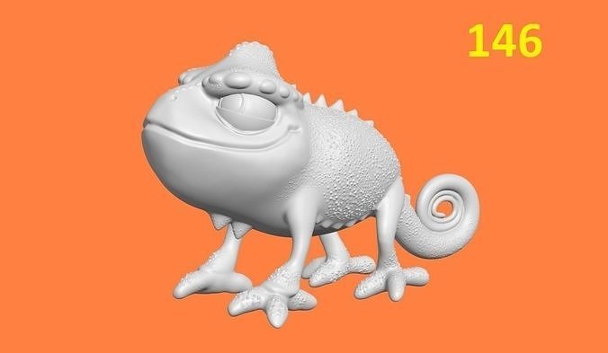 Chameleons-146P chamelon 3D model | CGTrader