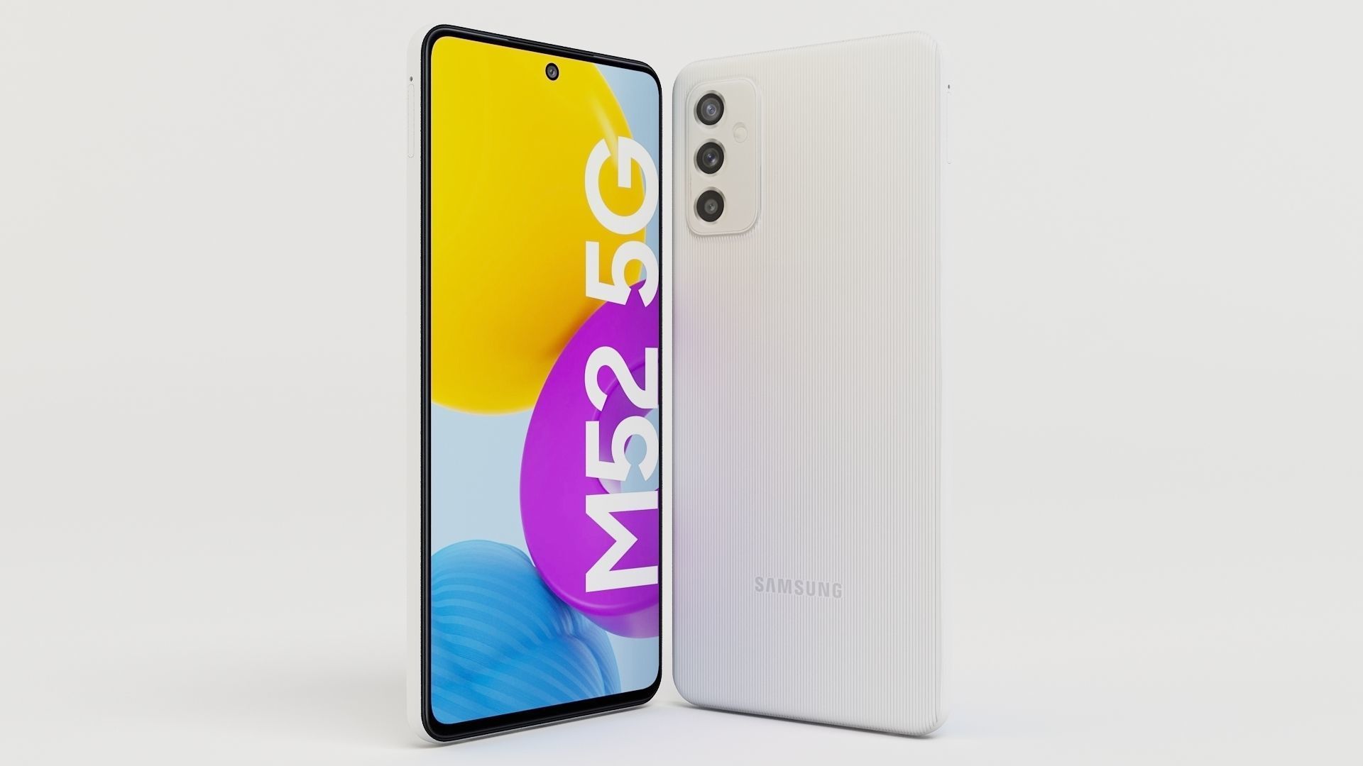 Samsung Galaxy M52 5G 3D model | CGTrader