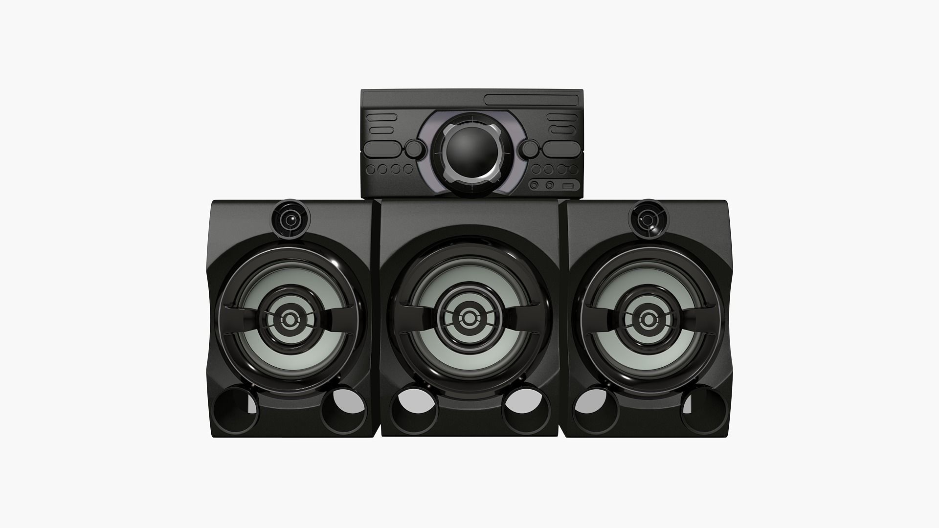 Sony MHCM80D Mini Audio System 3D model | CGTrader