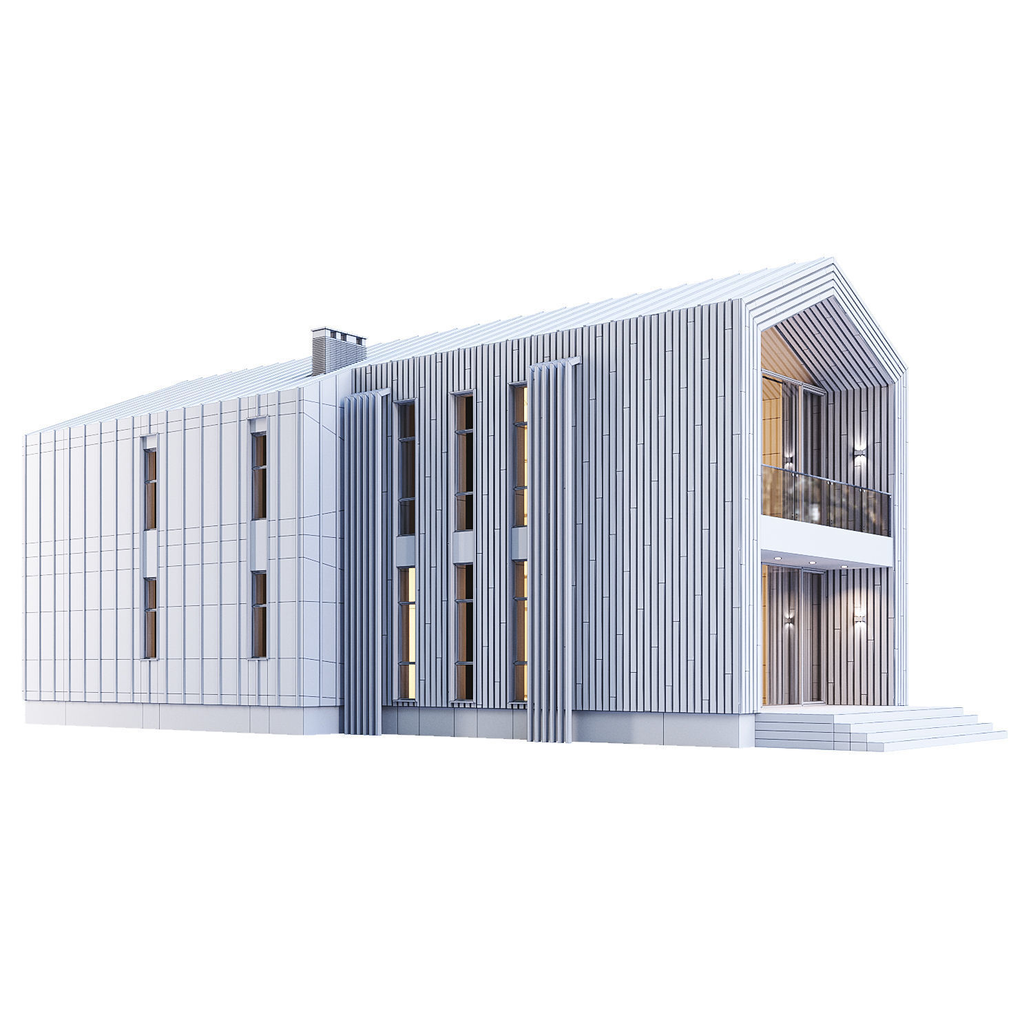 Barn House 3D model | CGTrader