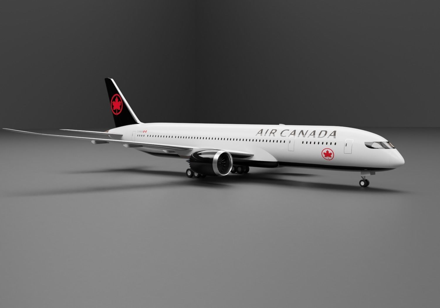 Boeing 787-9 Air Canada 3D model | CGTrader
