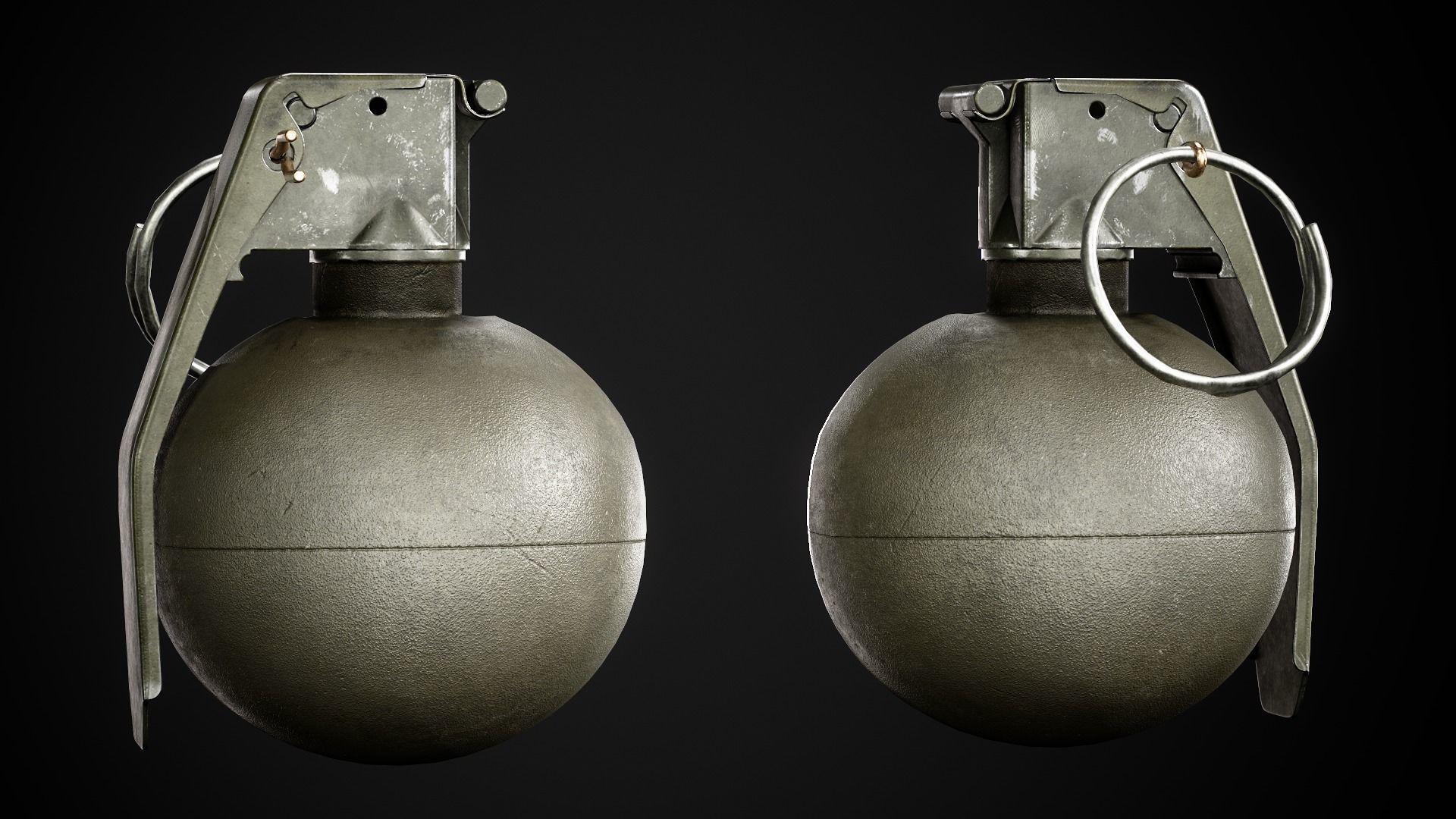 3D model M67 grenade VR / AR / low-poly | CGTrader