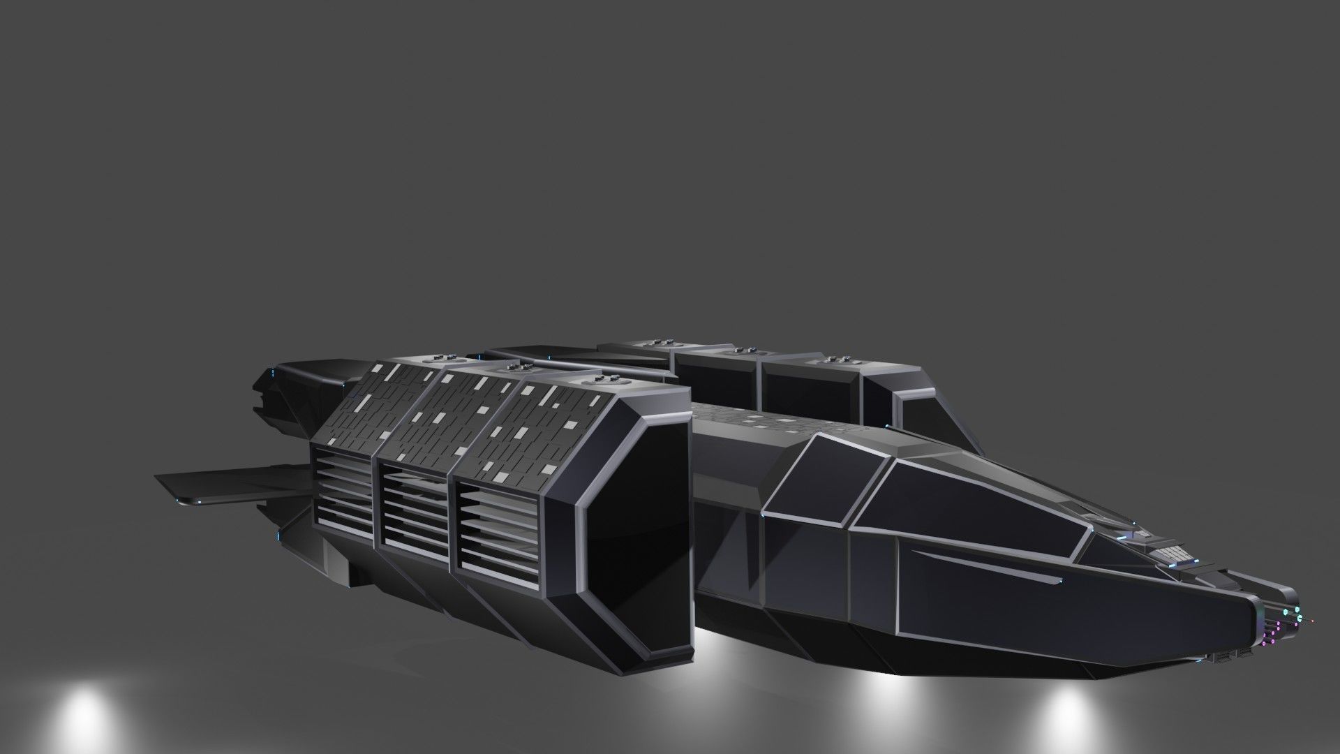 3D model Starship VR / AR / low-poly | CGTrader