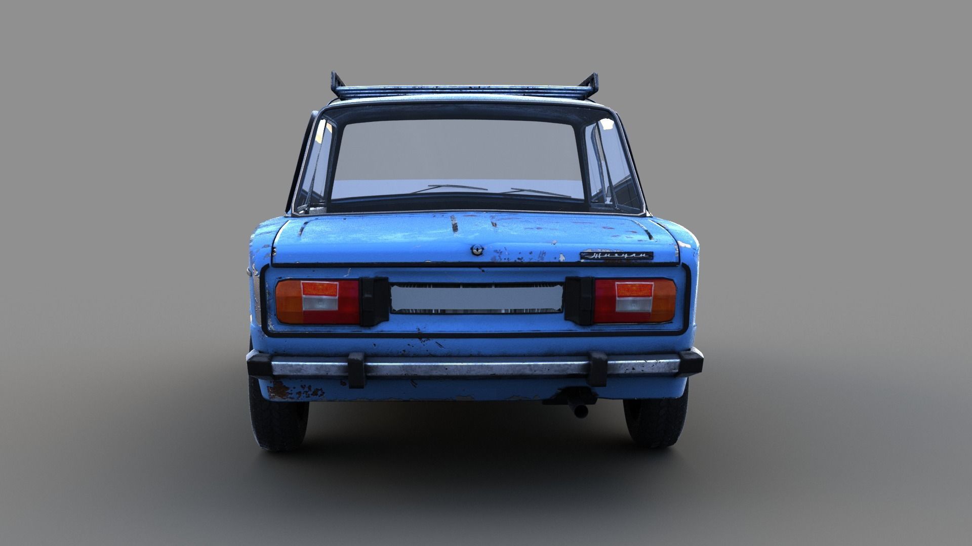 VAZ 2106 Base and Wheels FREE free 3D model | CGTrader