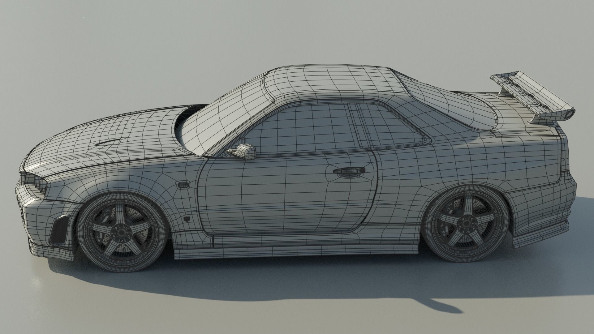 Nissan GTR R-34 3D model 3D model | CGTrader