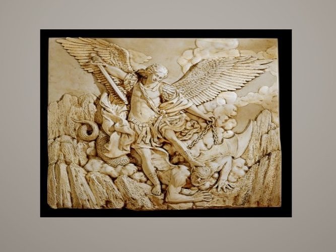 Saint Michael Archangel Guido Reni 3D model | CGTrader