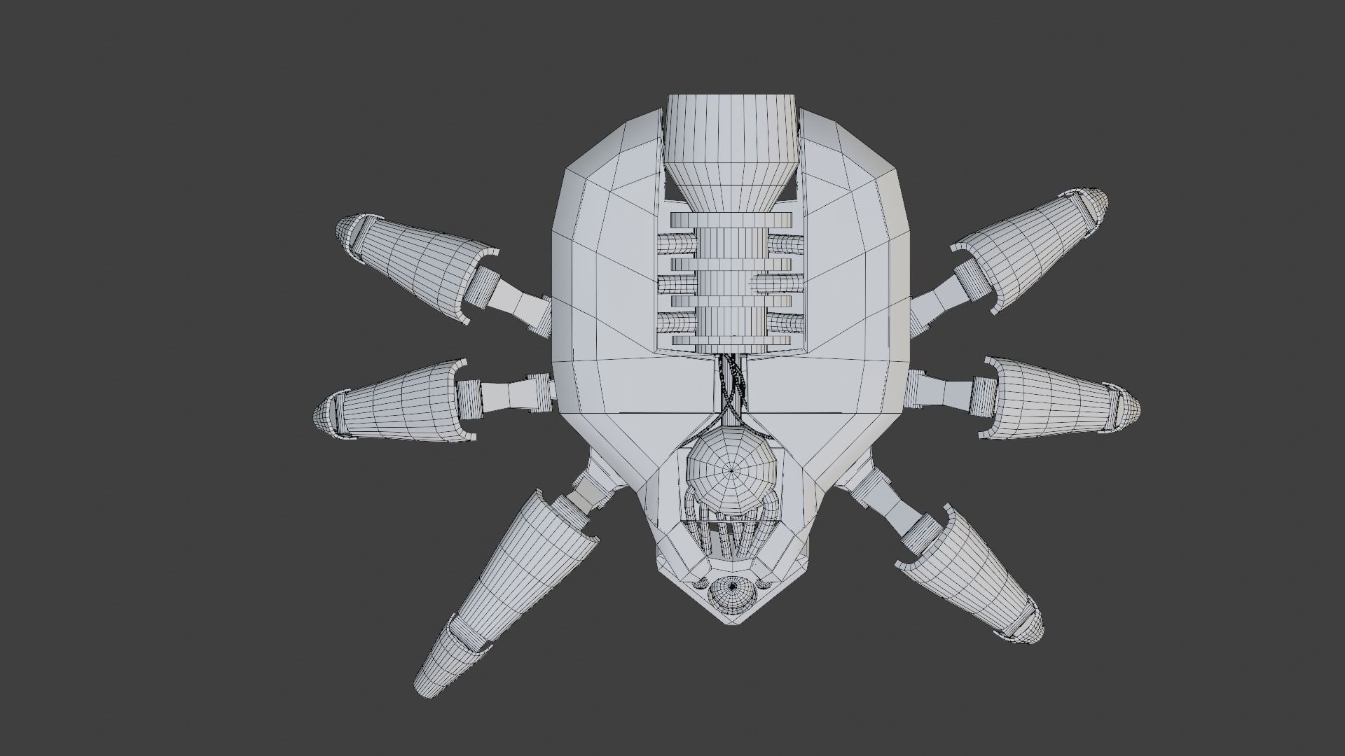 Robot Scarab with Sci-fi engine PBR 3D model | CGTrader