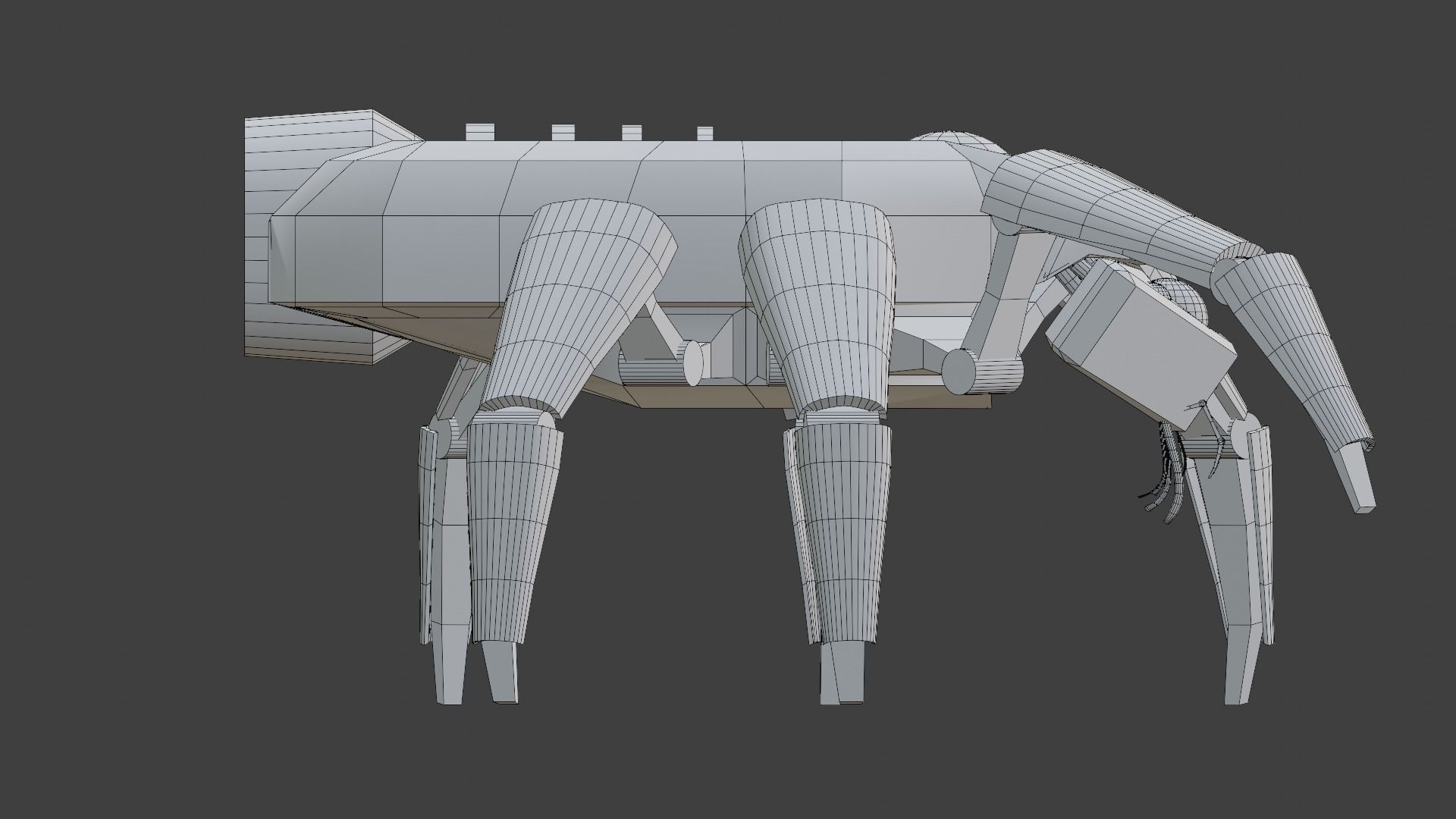 Robot Scarab with Sci-fi engine PBR 3D model | CGTrader