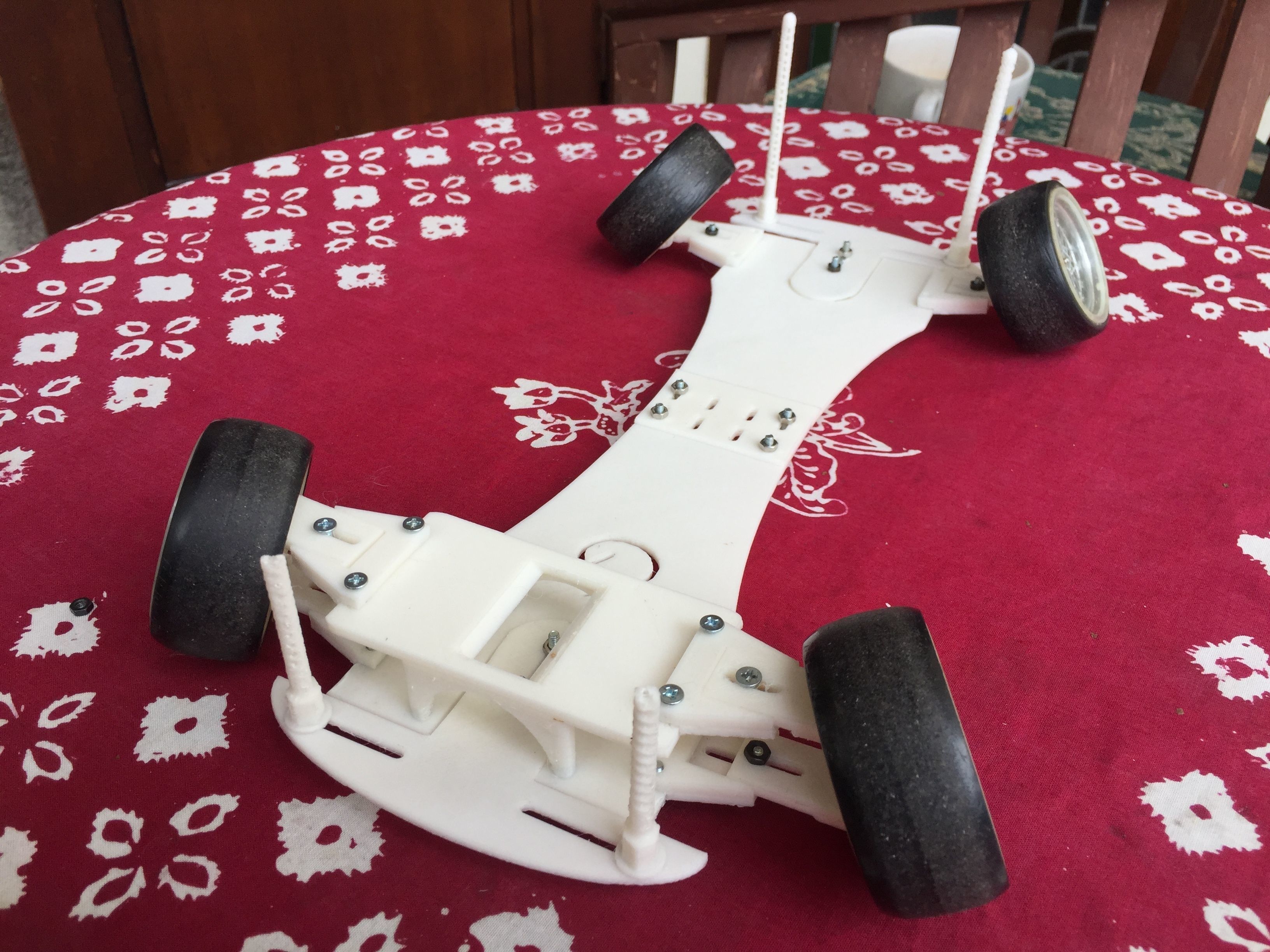 RC Car 1 10 Body Shell Display Chassis Rack 3D model 3D printable ...