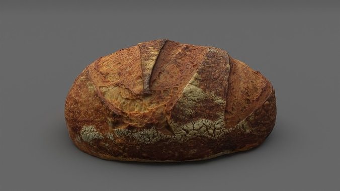 3D model Realistic bread loaf of VR / AR / low-poly | CGTrader