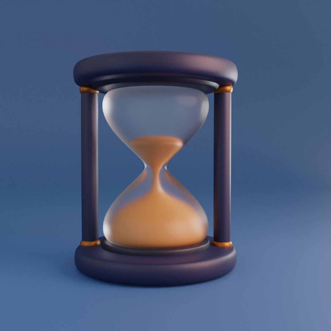3D model Cartoon Hourglass VR / AR / low-poly | CGTrader