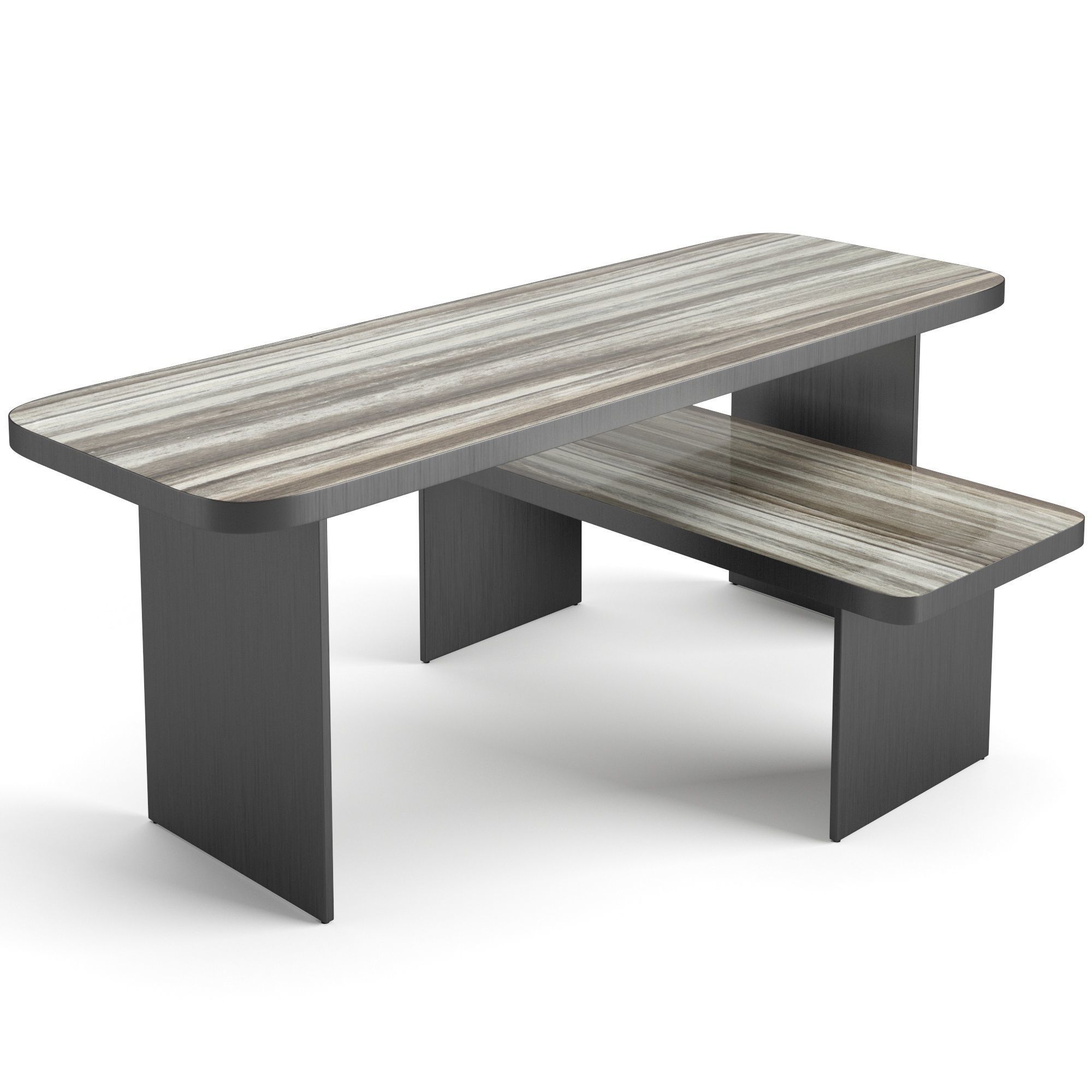 Minotti Clive coffee tables set 3D model | CGTrader