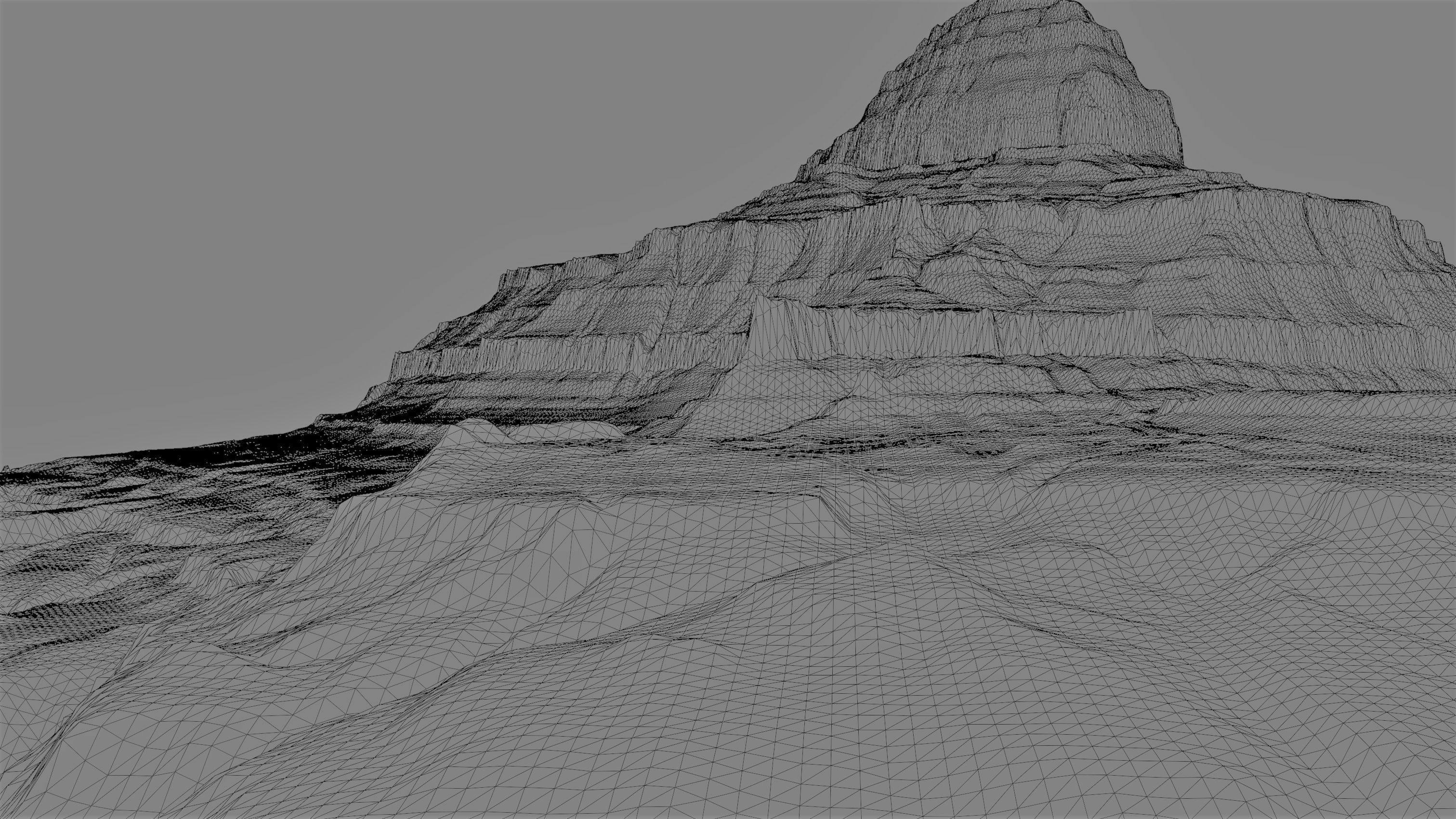 8K Detailed Cliff Landscape 3D model | CGTrader