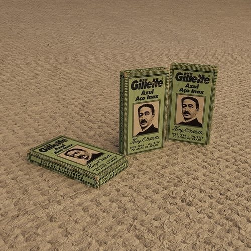 3D model Gillette Box VR / AR / low-poly | CGTrader