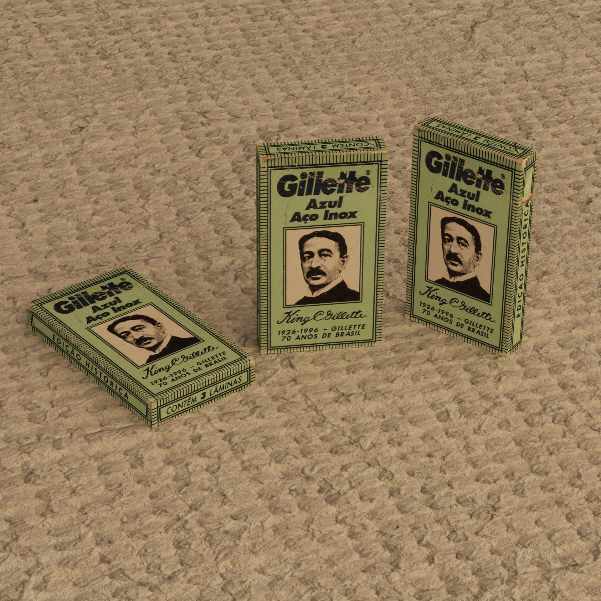 3D model Gillette Box VR / AR / low-poly | CGTrader