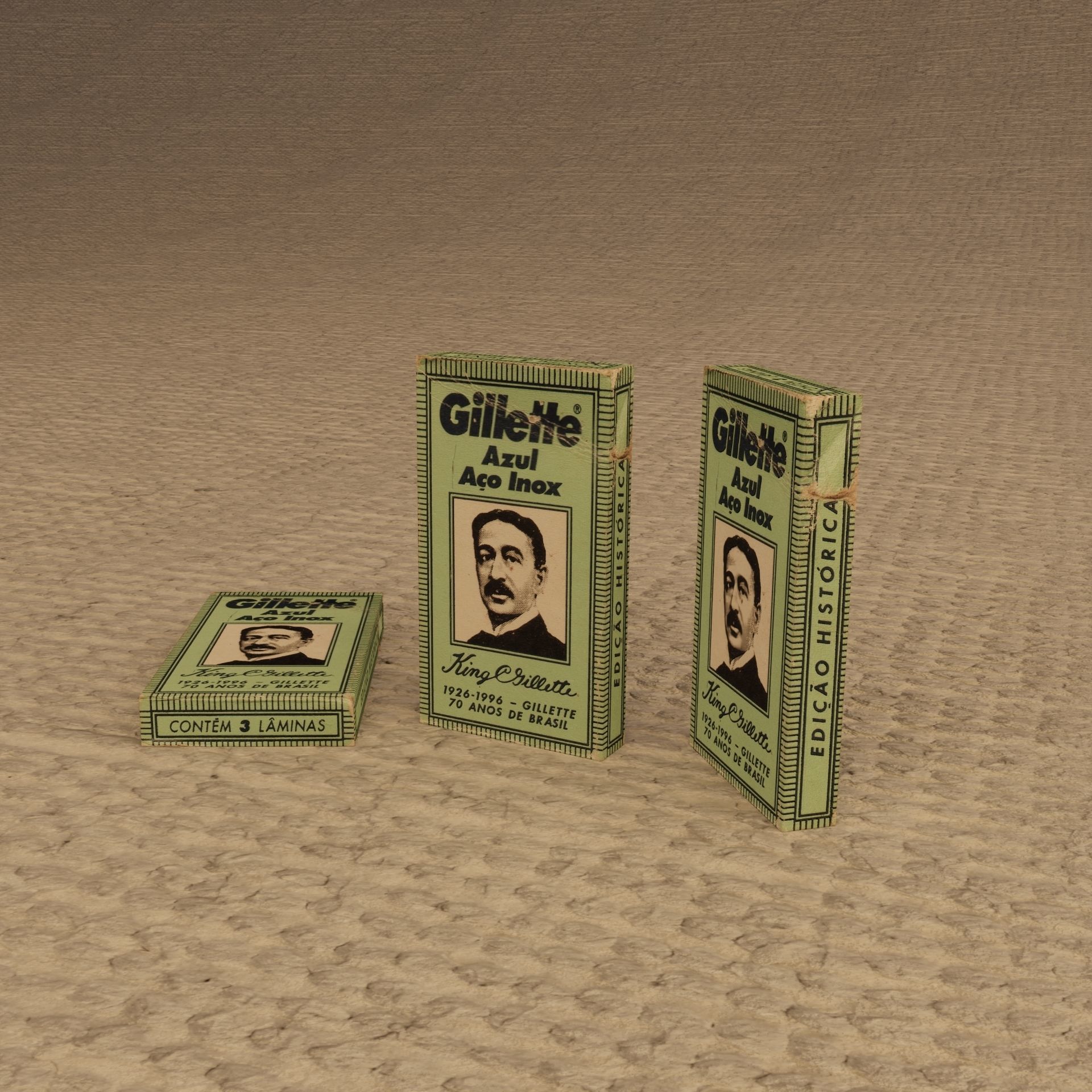 3D model Gillette Box VR / AR / low-poly | CGTrader