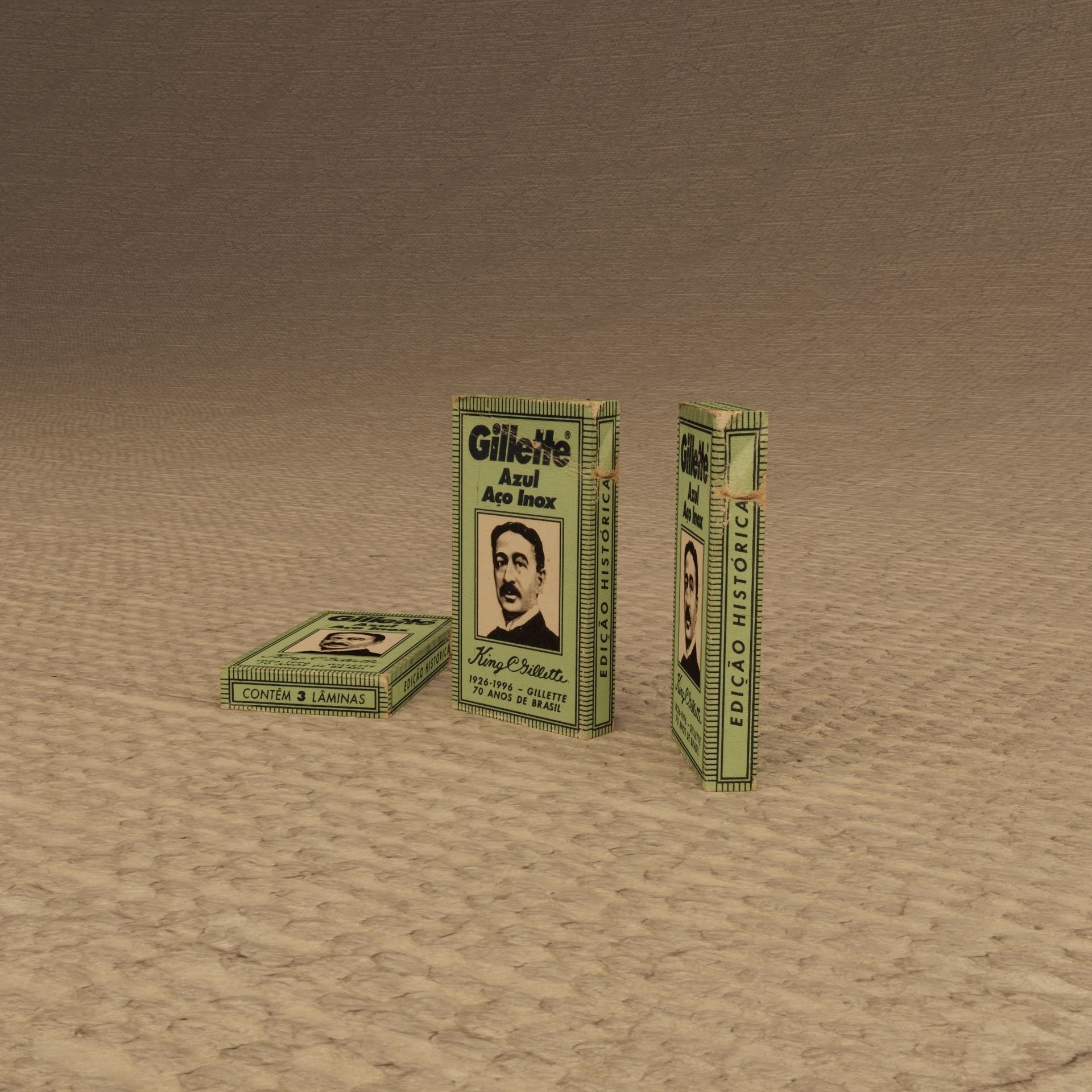 3D model Gillette Box VR / AR / low-poly | CGTrader