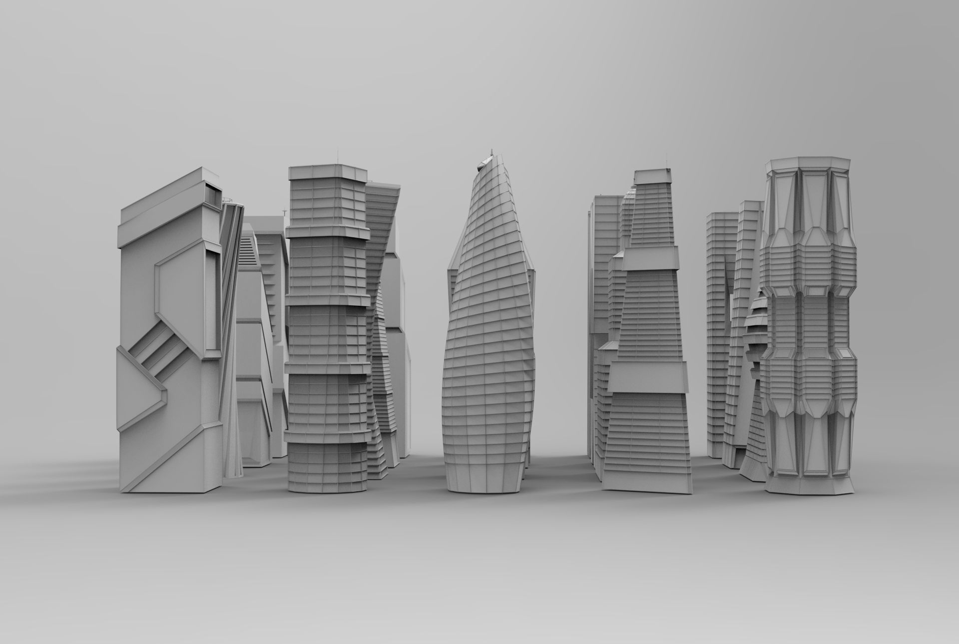 Building Kit 3D model | CGTrader