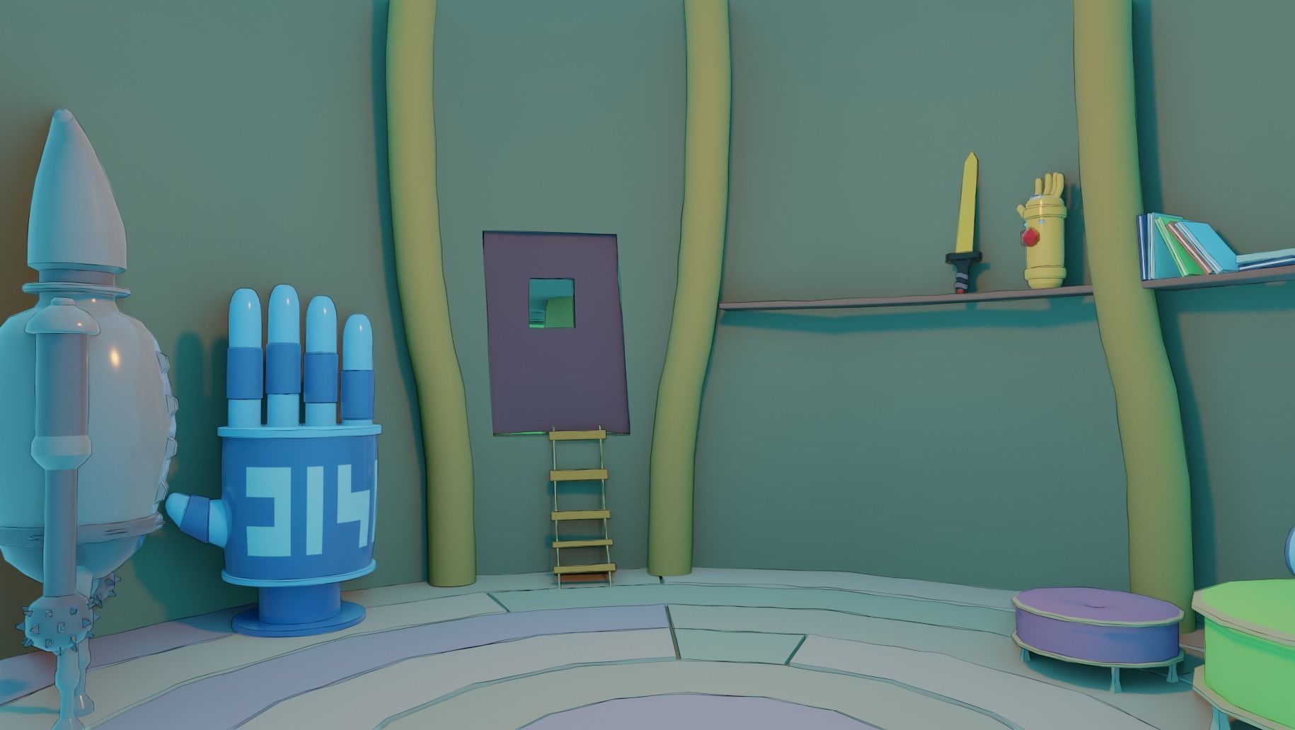 3D model Adventure time Tree house VR / AR / low-poly | CGTrader