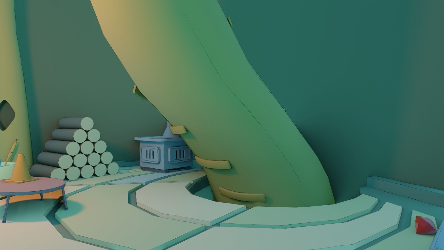 3D model Adventure time Tree house VR / AR / low-poly | CGTrader