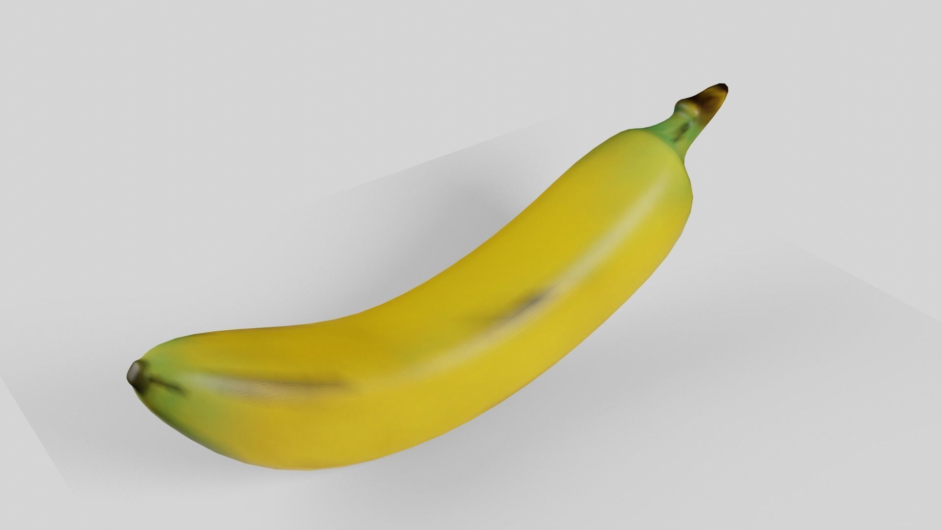 Low Poly Unpeeled Banana free VR / AR / low-poly 3D model | CGTrader