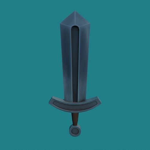 3D model Mini Sword VR / AR / low-poly | CGTrader